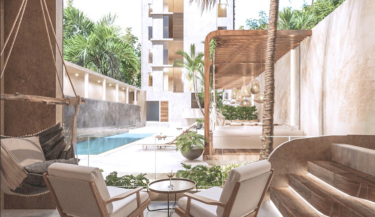 Departamento en Montejo Beach, mod. Garden - Mudarse a Mérida